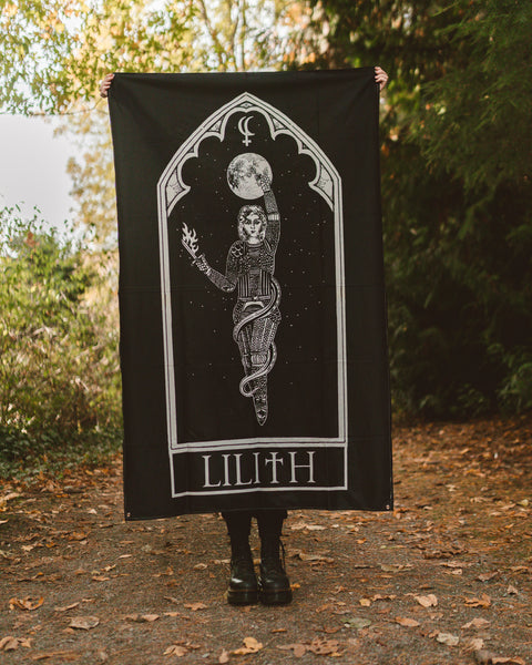 The Pretty Cult - 'Lilith' Oracle Tarot Wall Flag