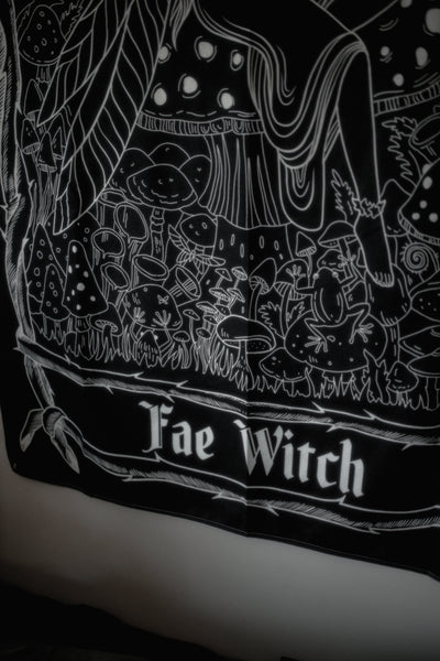 The Pretty Cult – ‘Fae Witch’ Oracle Card Wall Flag